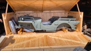 Unboxing the WWII Jeep in a Crate - FAST LANE ONLY
