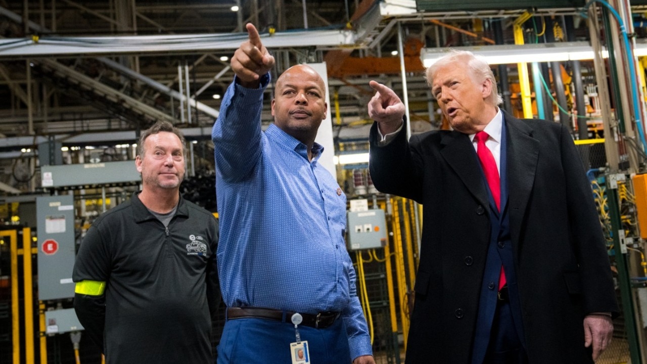 Trump turned him red but Ford worker could be laughing to the bank ...